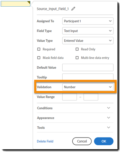 Add calculated fields to a form